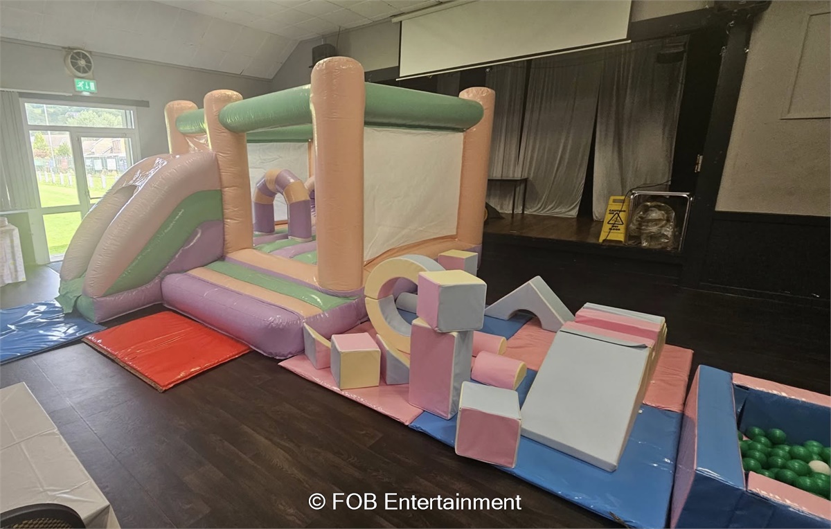 Pastel Bouncy Castle And Soft Play Package - EVENT ENTERTAINMENT HIRE ...